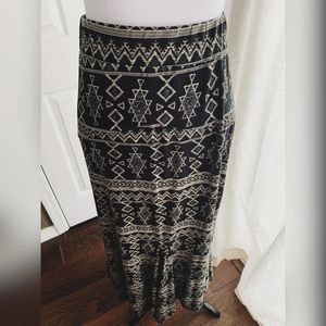 Poof! | Skirts | Aztec Pattern Maxi Skirt | Poshmark